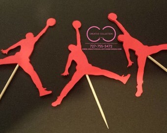 Jordan cake topper | Etsy