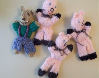 Big bad wolf puppet | Etsy