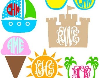 Popular items for summer monogram on Etsy