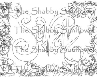 Addison Names Coloring Pages