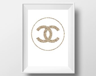 Chanel Logo Print, Chanel Proster, Fashion poster, Fashion print, Art ...