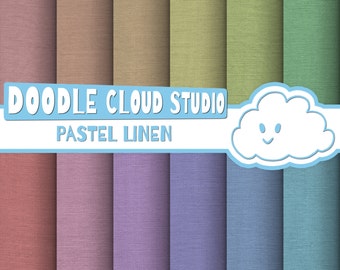 Natural Burlap Fabric digital paper pack by DoodleCloudStudio