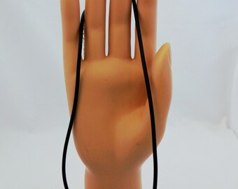 Rubber cord necklace | Etsy