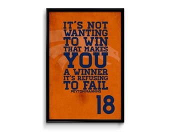 Peyton Manning Etsy