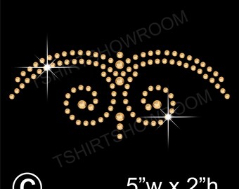 Rhinestone jeans | Etsy