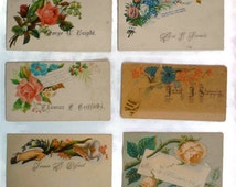 Popular items for antique calling card on Etsy