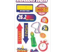 Popular items for marathon sticker on Etsy