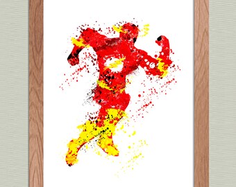 watercolor the flash – Etsy CA