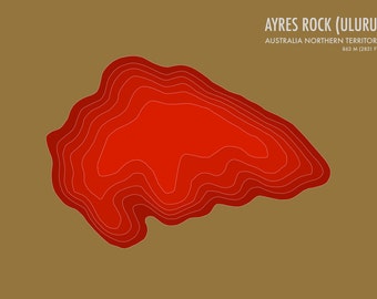 Popular items for contour map on Etsy