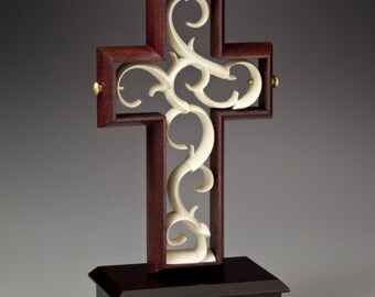 Unity Cross ® Hand Scraped Rustic Beech with Ivory color resin