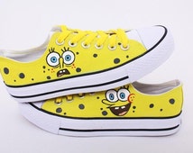 Popular items for spongebob shoes on Etsy