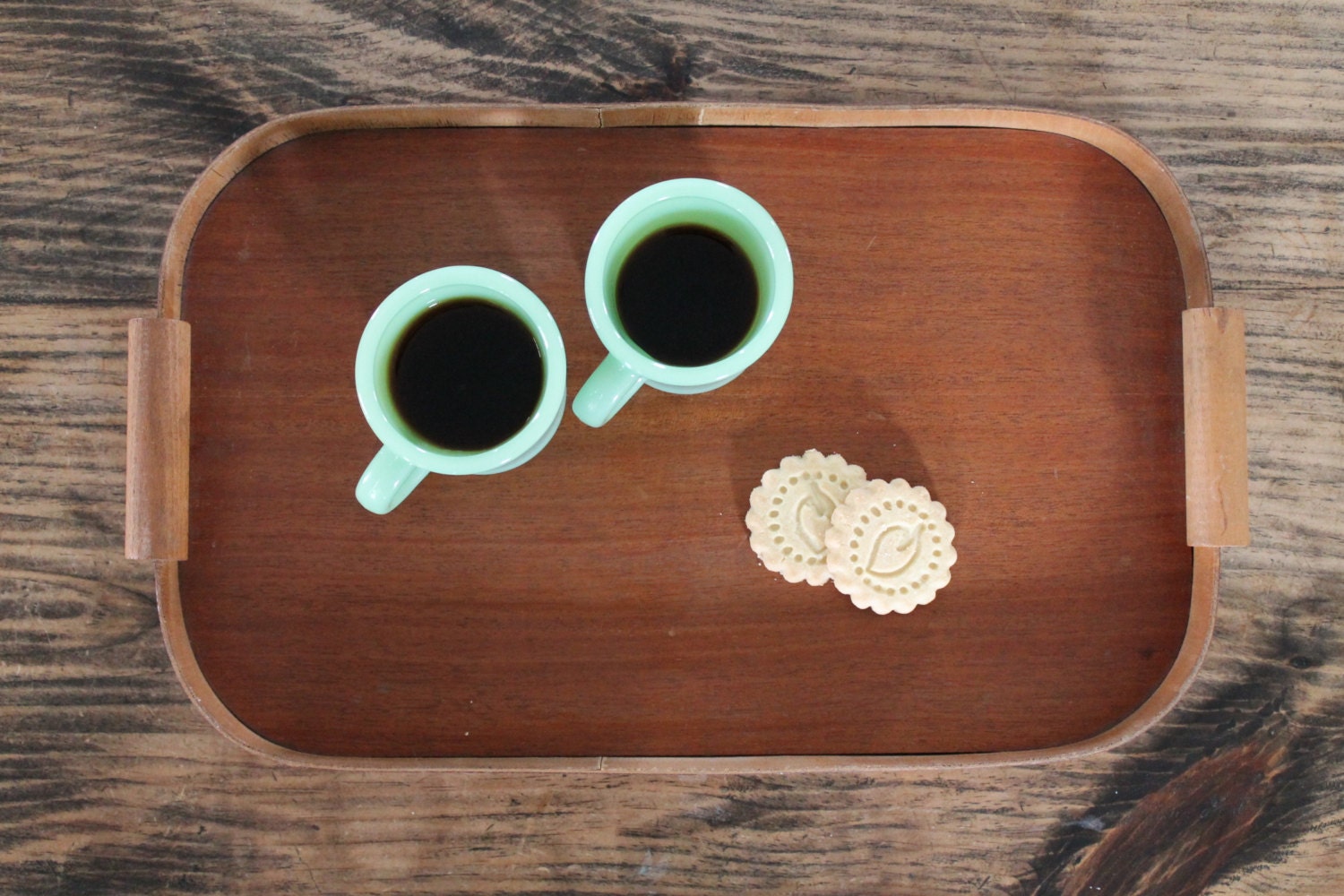 Vintage Wood Veneer Tray – Haute Juice