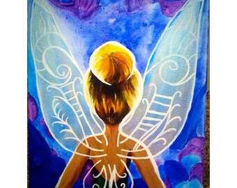Popular items for tinkerbell painting on Etsy