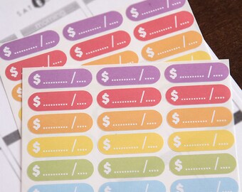 Popular items for money stickers on Etsy