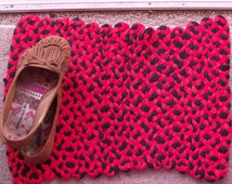 Popular items for upcycled rag rug on Etsy