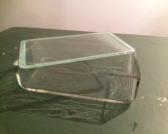 Vintage glass box | Etsy