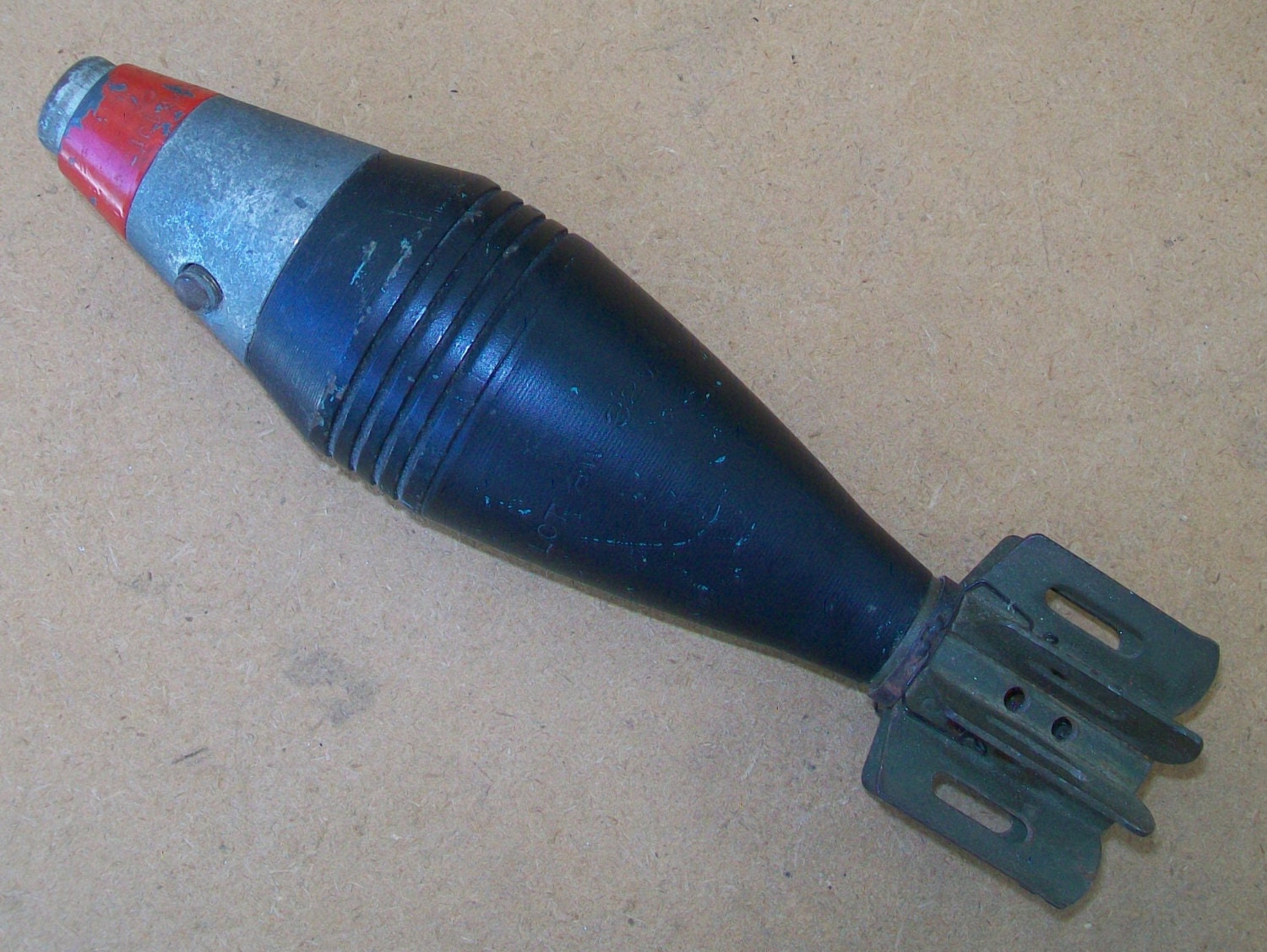 WWII 1945 60mm M49A2 Mortar Round Shell Inert/Dummy