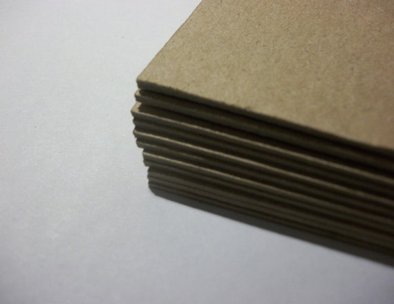 Chipboard .050 50 pt extra thick 8.5x11 sheets by GeneralShoppe