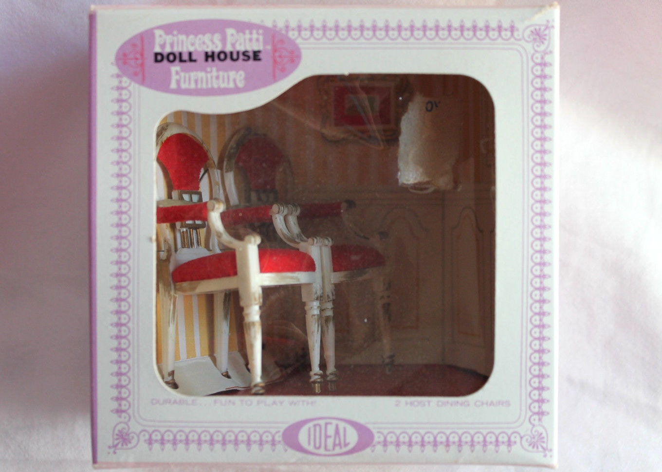 Ideal Princess Patti Doll House Dollhouse Furniture 2 Red Host Dining ...