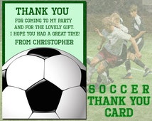 Popular items for soccer thank you on Etsy