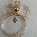 Gold Wire Angel with Beads Ornament Hand Formed by DesignGuild