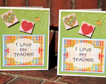 I love my teacher | Etsy
