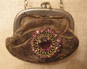 Unique coin purse necklace related items | Etsy