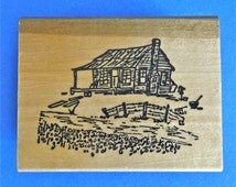 Popular items for house rubber stamp on Etsy