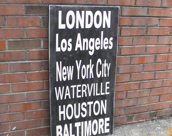 Popular items for custom subway sign on Etsy