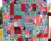 Items similar to Pattern -- The Original Modern Five Patch Quilt ...