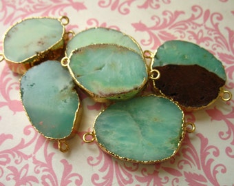 Sale.. Drusy Druzy Pendant Link Connector by FabulousRocks