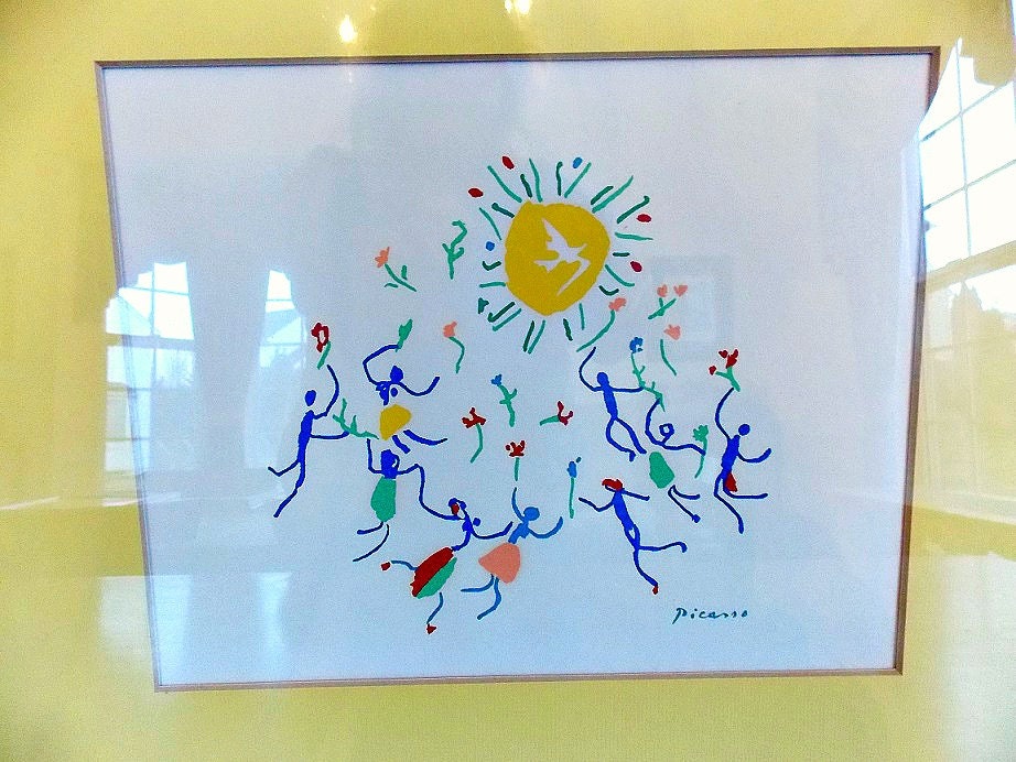 Pablo Picasso Homage to the Sun Lithograph Vintage Pablo