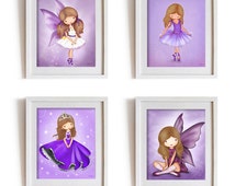 Popular items for girls room purple on Etsy