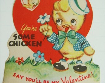 Popular items for chicken valentine on Etsy