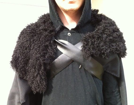 Game Of Thrones Northern Cloak Jon Snow Crow Night Watch Cloak