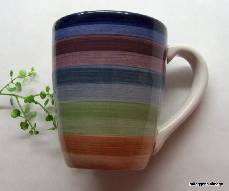 Colormate Rotunda Mugs, Handpainted Multi-color Mugs, Coffee Cups ...