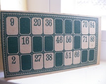 Popular items for vintage lotto game on Etsy