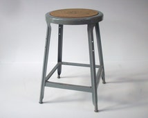 Popular items for vintage metal stool on Etsy