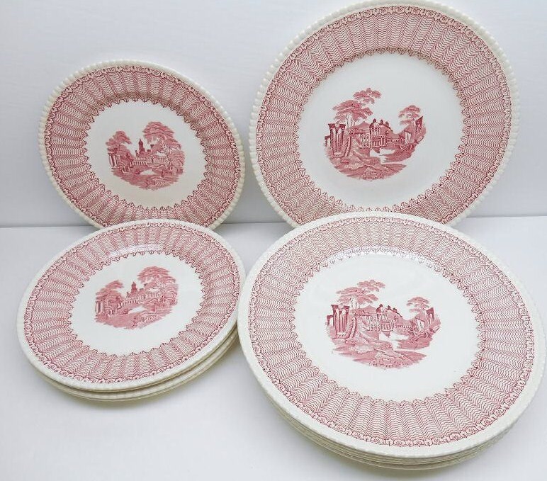Vintage Transferware Plates Set of 11 – Haute Juice