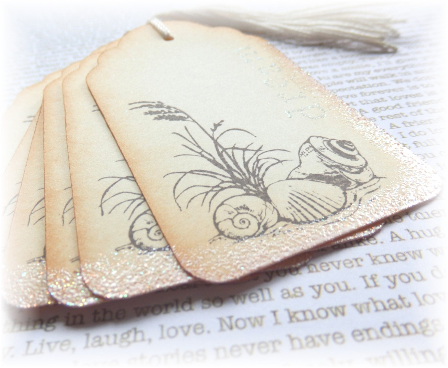 Sea Shells Ocean Dream Gift / Hang Tags 8 by HeartsCalling