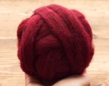 Unique dark red wool related items | Etsy