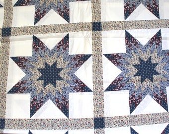 Cheater quilt top | Etsy