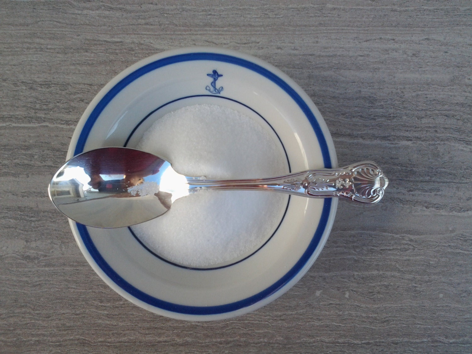 US Navy Kings pattern sugar spoon – International Silver silver plate ...