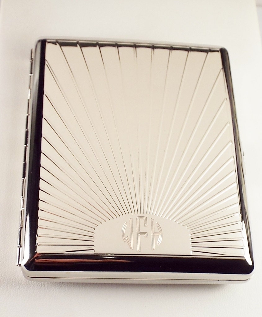 Cigarette Case Custom Engraved Personalized Double by AnniesHours