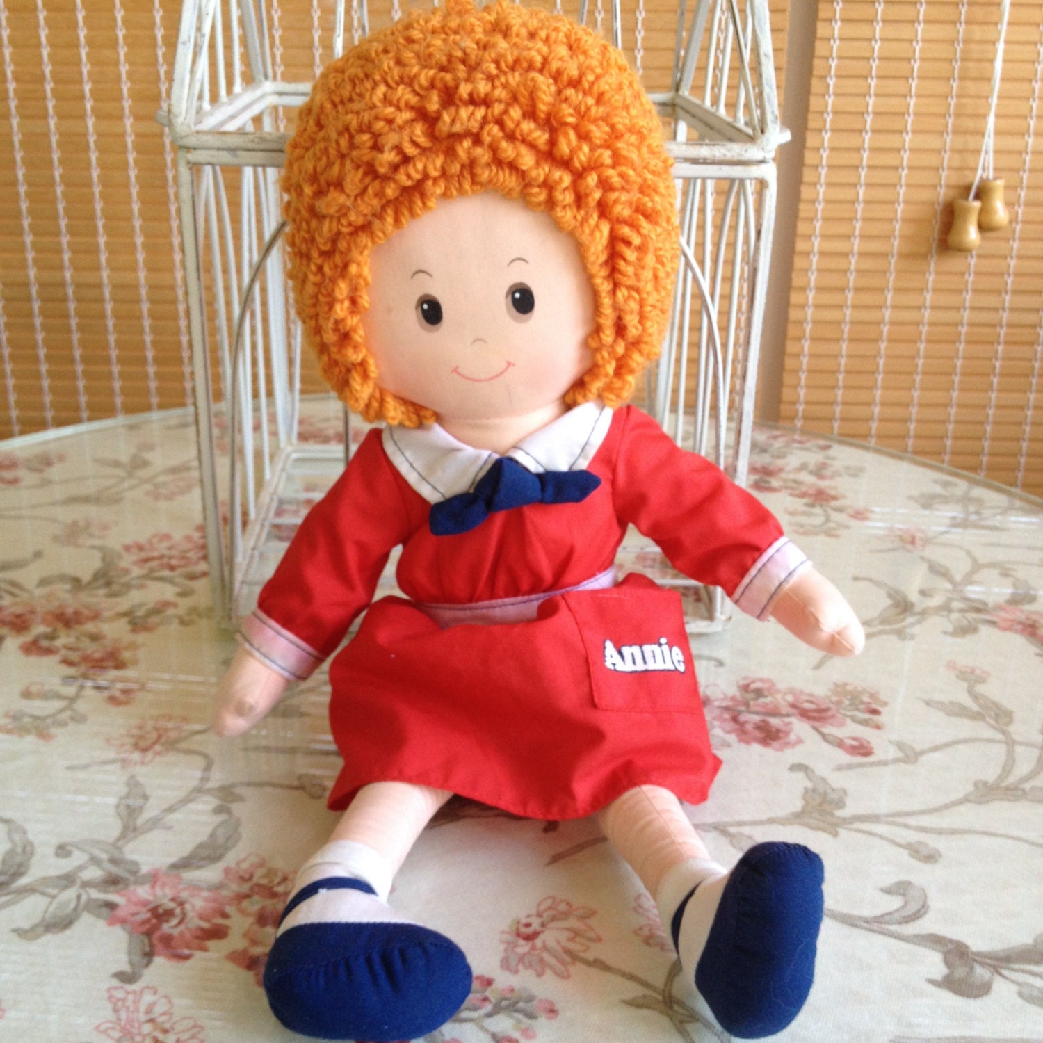 Vintage Little Orphan Annie Doll 16 tall by quinntrading on Etsy