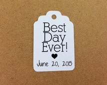 Popular items for best day ever tag on Etsy