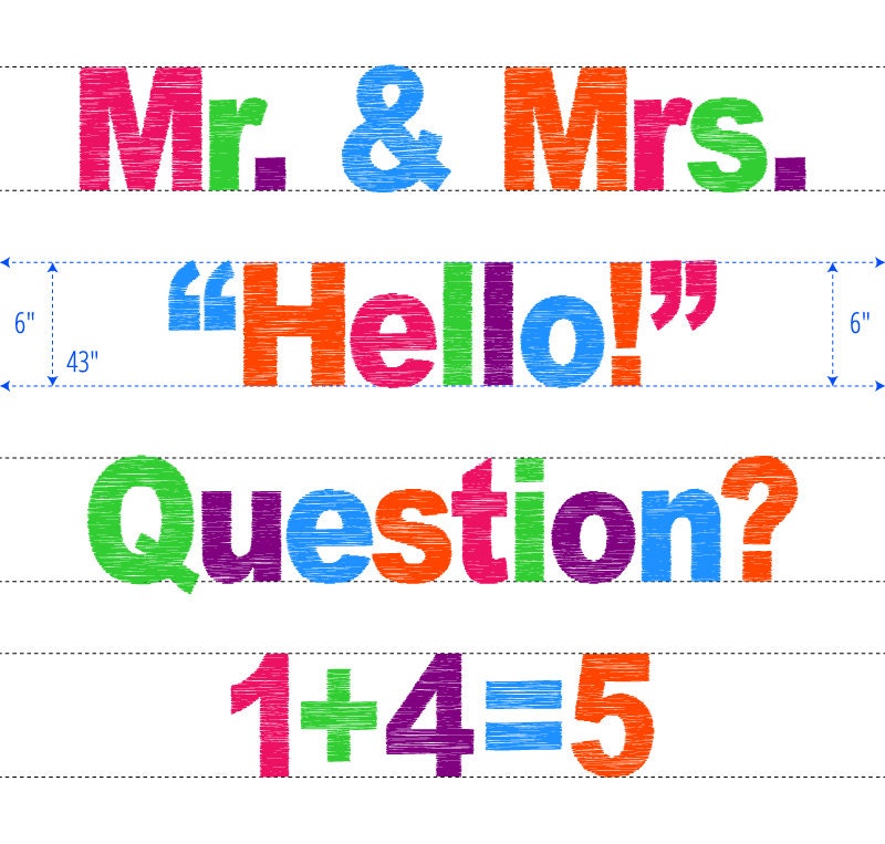 Digital Alphabet Letters Clipart Set-Colorful by JLaurieStudio