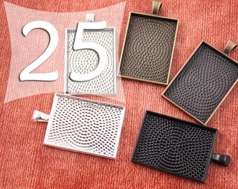 Rectangle bezels | Etsy