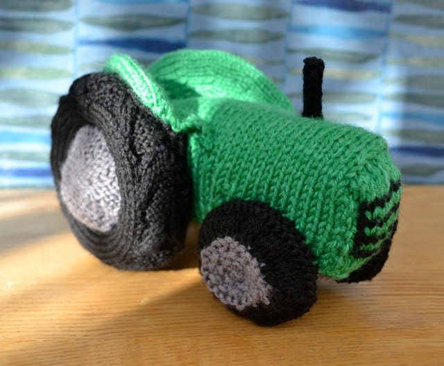 Vintage Tractor Knitting Pattern by GinxCraft on Etsy