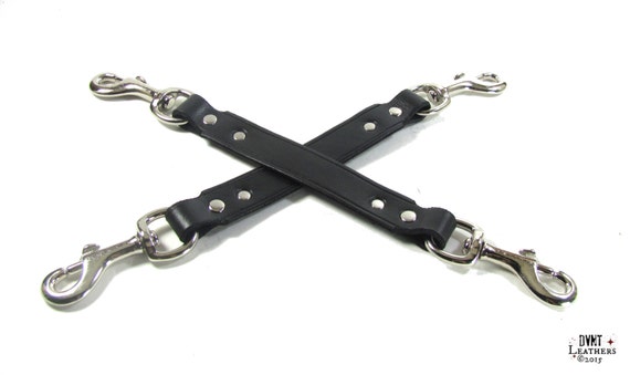 2 Point Leather Hog Ties Bondage Slave Hogties BDSM Bondage